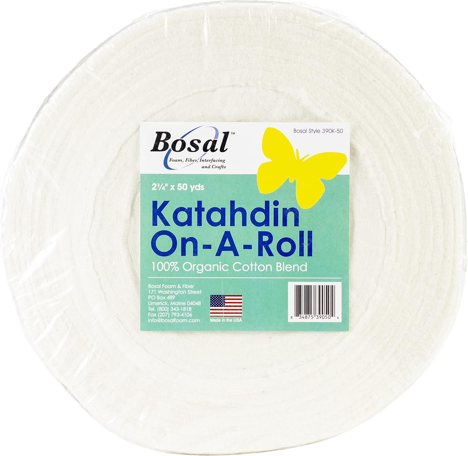 Amazon.com: BOSAL 2.25" X50yd Katahdin On-A-Roll 100% Organic Cotton ...