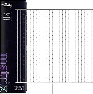 Amazon.com: Twinkly Matrix Light Curtain, 480 LED's High Density, Smart ...
