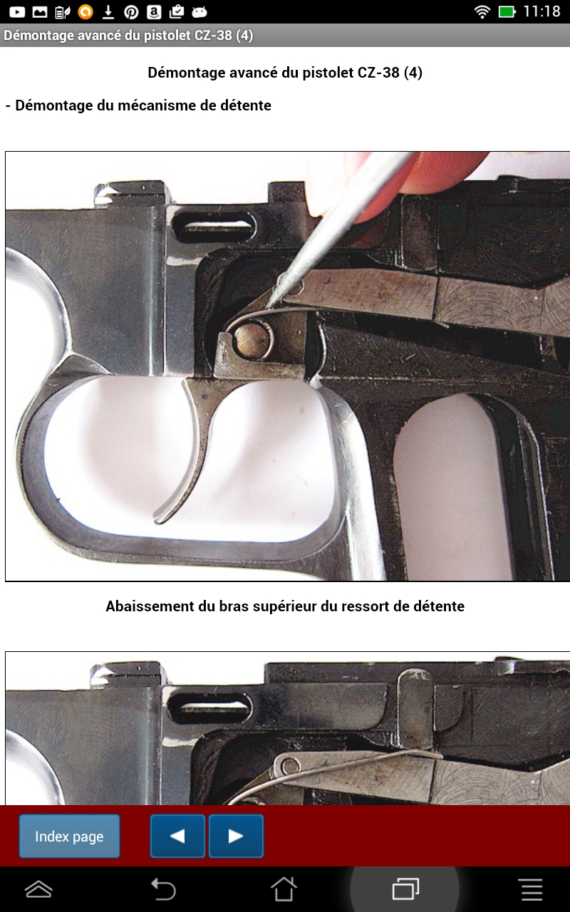 Aplicación CZ-38 (vz 38) pistol explained (warning: French version) en ...