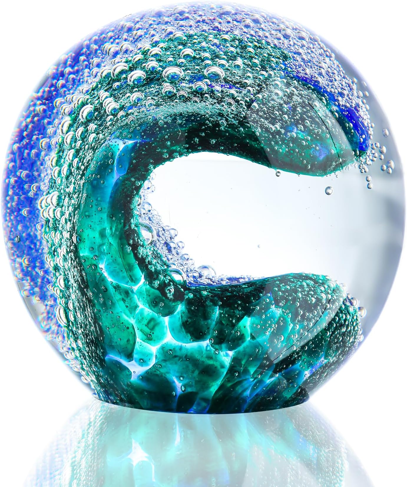 Amazon.com: Ritadeshop Glass Orb Decor Ball Glass Knot for Home Decor ...