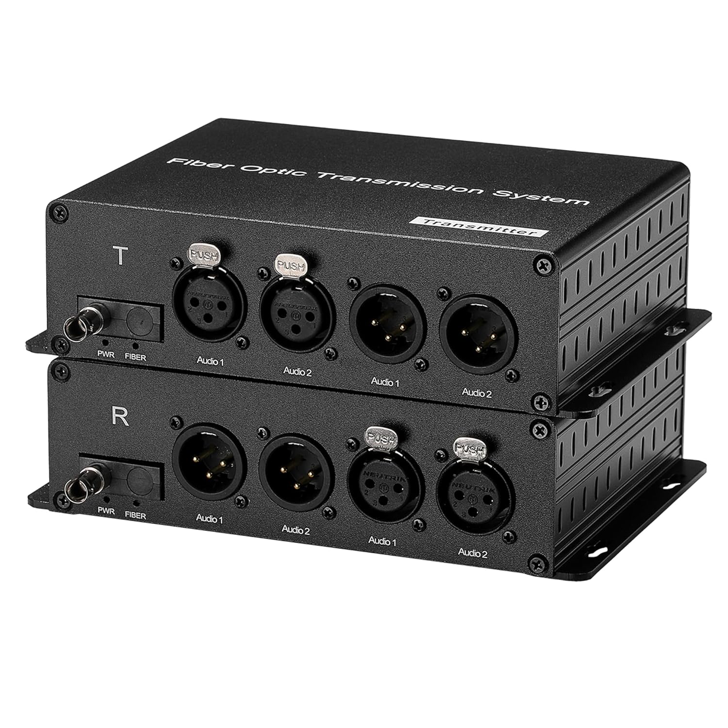 Amazon.com: Hebbeko BIDI 2 XLR Audio Fiber Converter,Broadcast grade ...