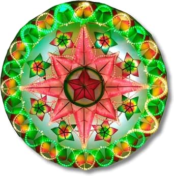 Amazon.com: Parols of America LED Tala with Ring Capiz Parol ...