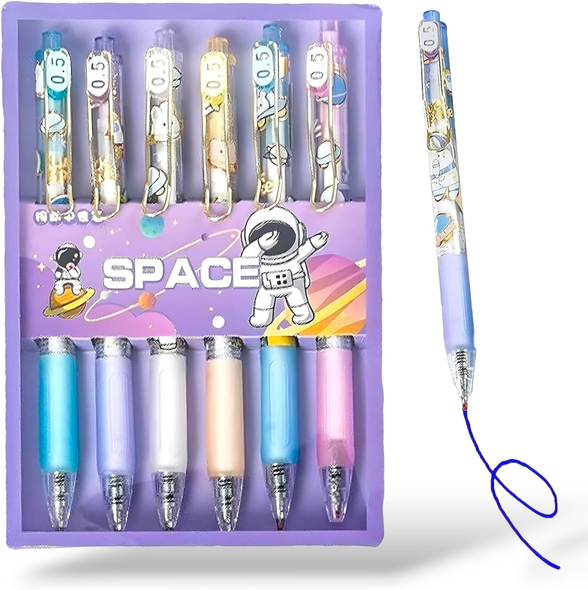 SAMVARDHANPlastic Retractable Gel Pen Set For Boys & Girls, Smooth Pens ...