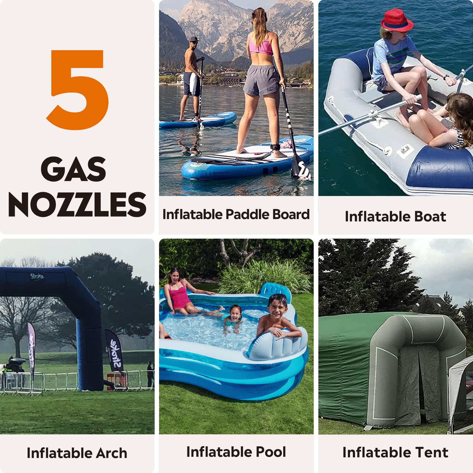 Snapklik.com : OutdoorMaster 20PSI High Pressure Paddle Board Pump ...