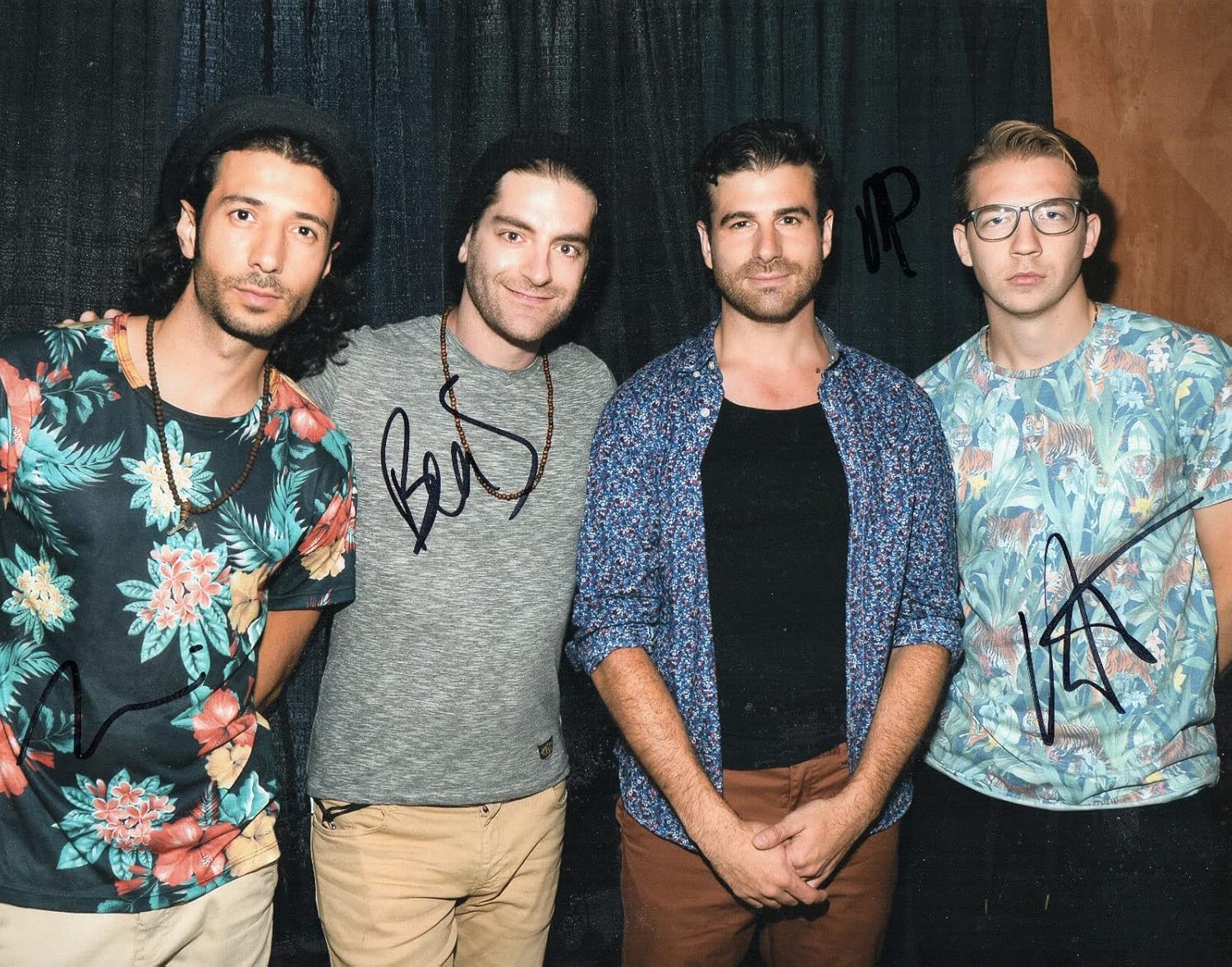 Magic! the band REAL hand SIGNED photo by all 4 members #2 COA PROOF ...