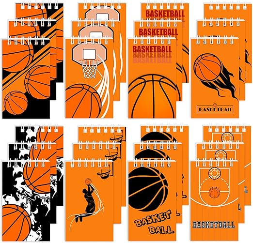 Amazon.com: Lebsitey Basketball Mini Notepads, 24 Pcs Multicolor Style ...