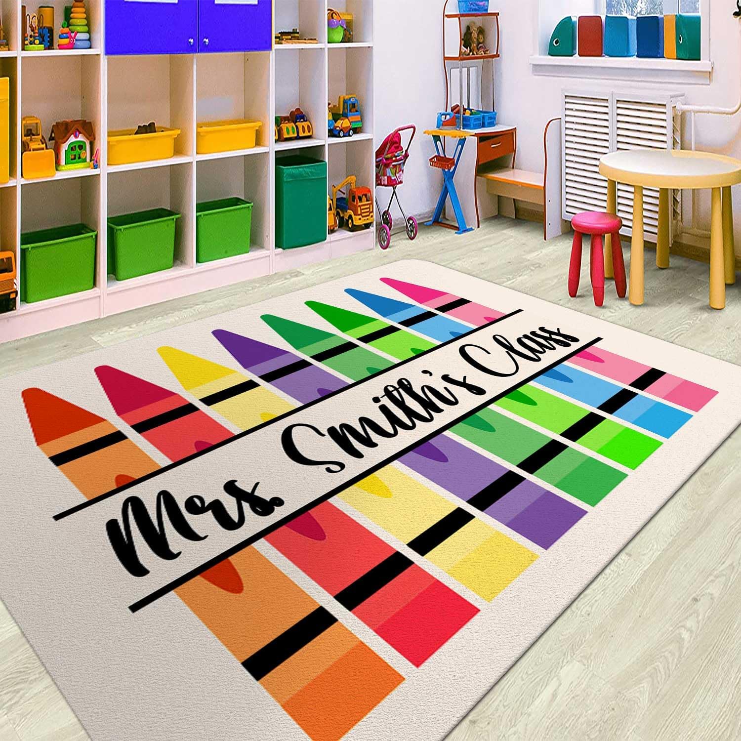 Amazon.com: Classroom Rugs Elementary, Colroful Pencil Carpet, 2x3 3x5 ...