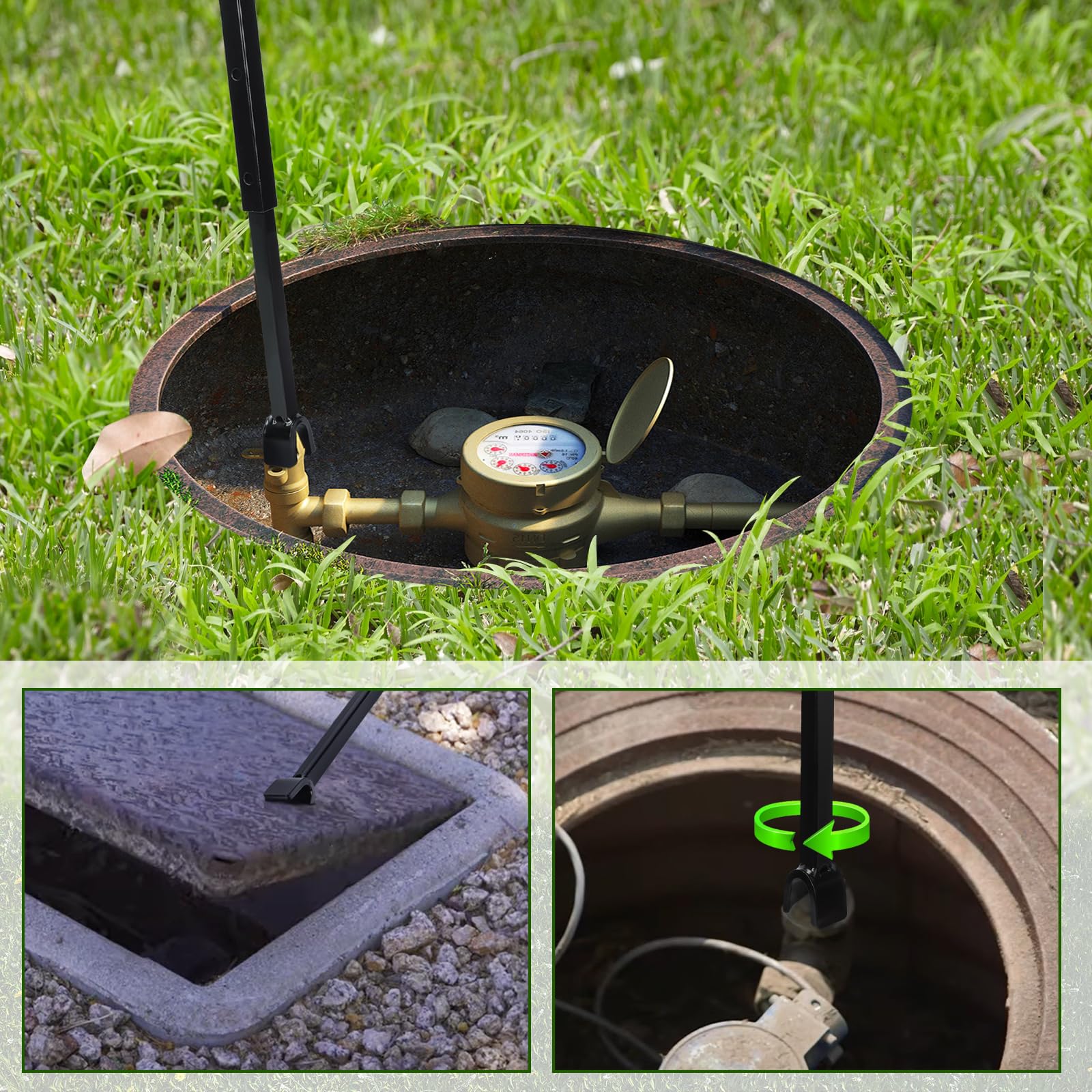 Snapklik.com : Eapele Water Meter Key 29 Inch Water Shut Off Tool ...