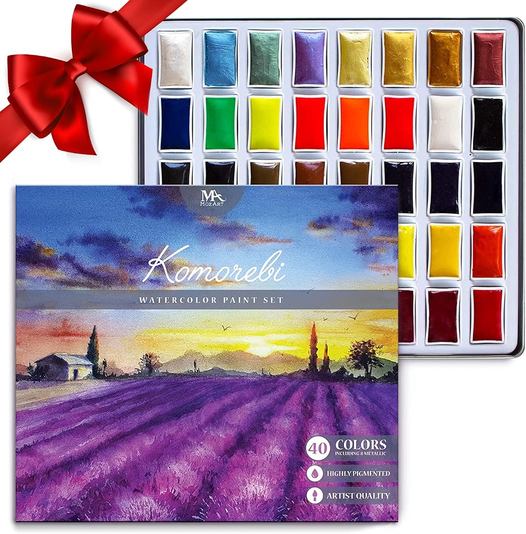 Watercolor Paint Set Of 40 | Desertcart INDIA
