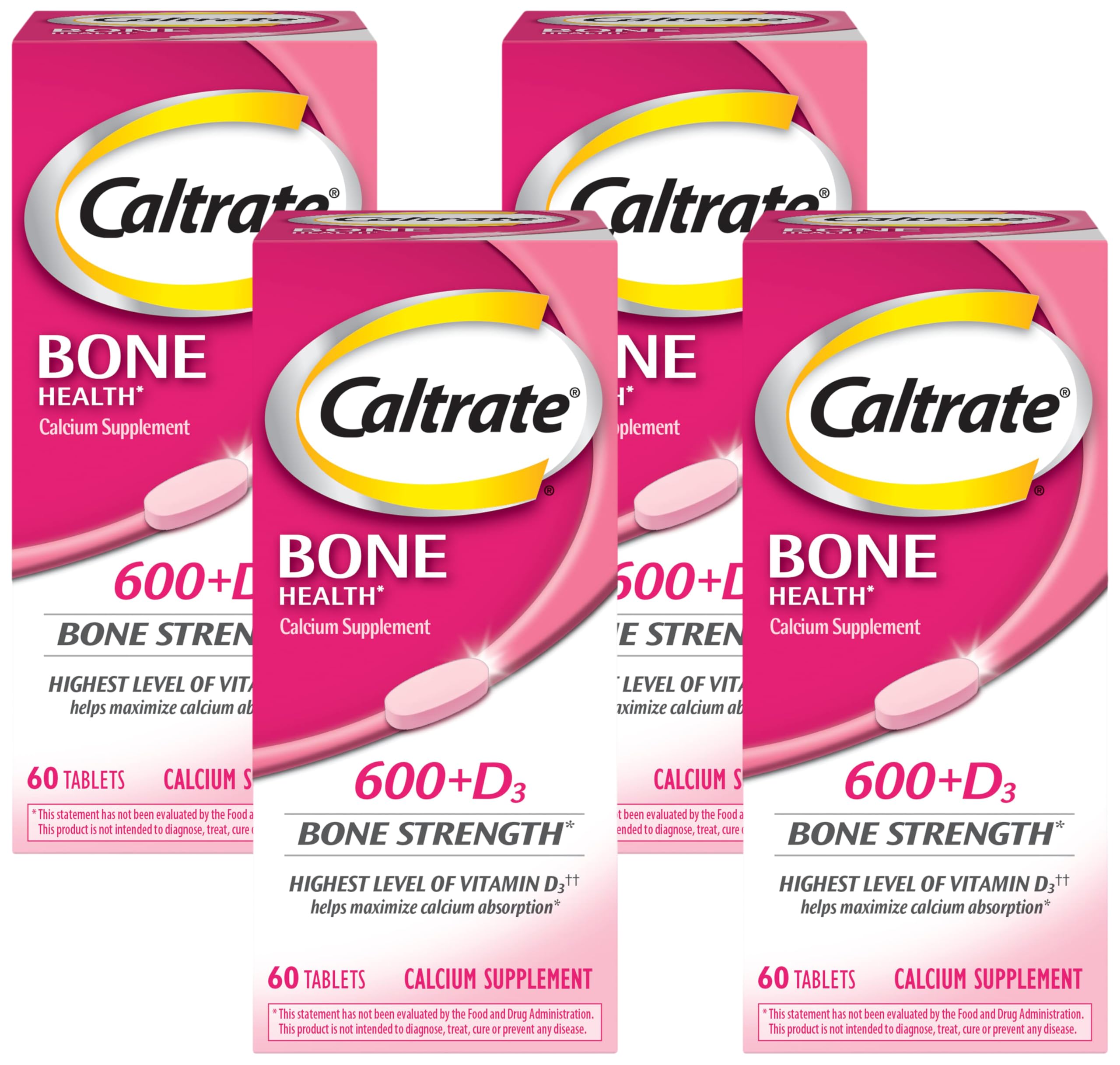 Amazon.com: Caltrate 600 Plus D3 Calcium and Vitamin D Supplement ...