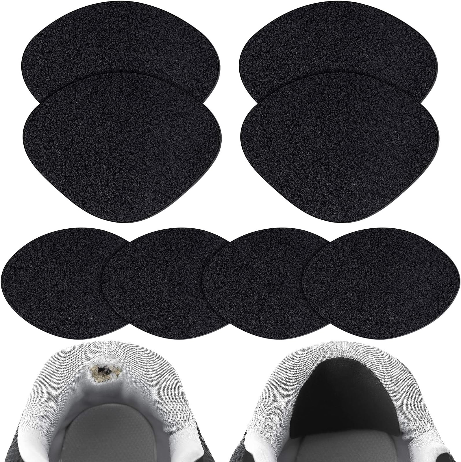 Amazon.com: Shoe Heel Patches, 4 Pairs 2 Sizes Quick Self-Adhesive Shoe ...