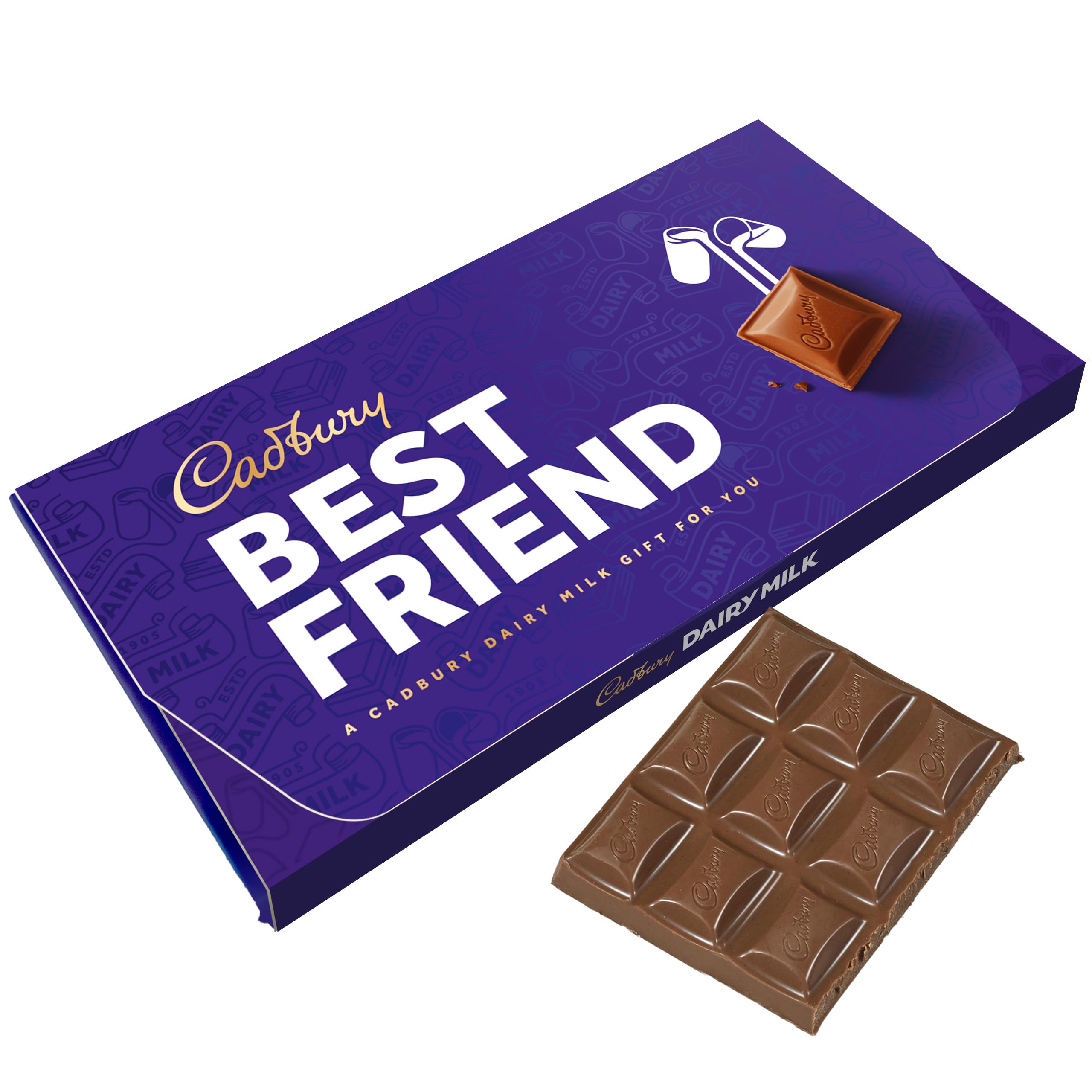 Cadbury Best Friend Dairy Milk Chocolate Bar With Gift Envelope ...