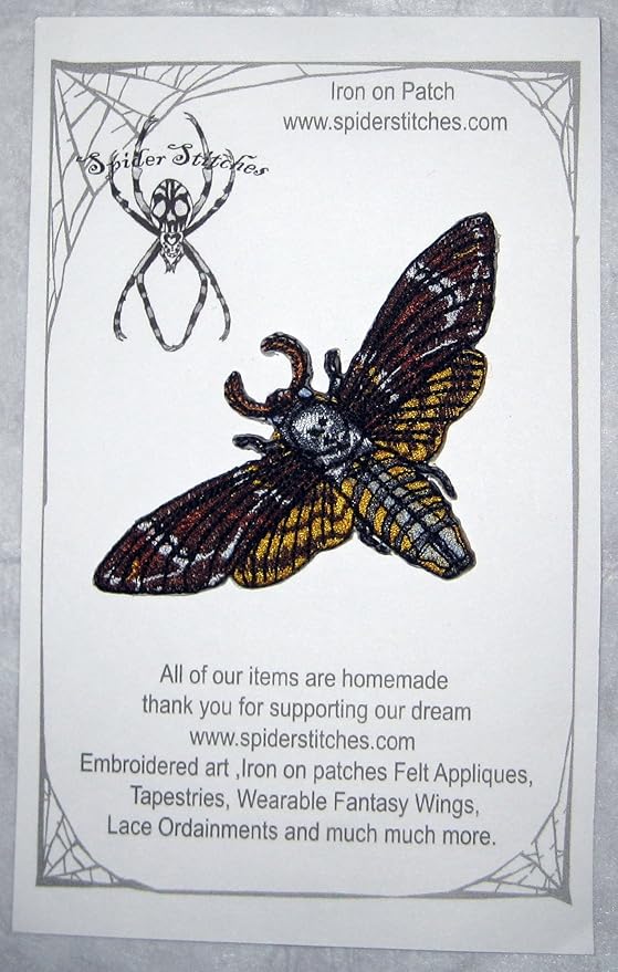 Amazon.com: Death's Head Hawk Moth Iron on Patch