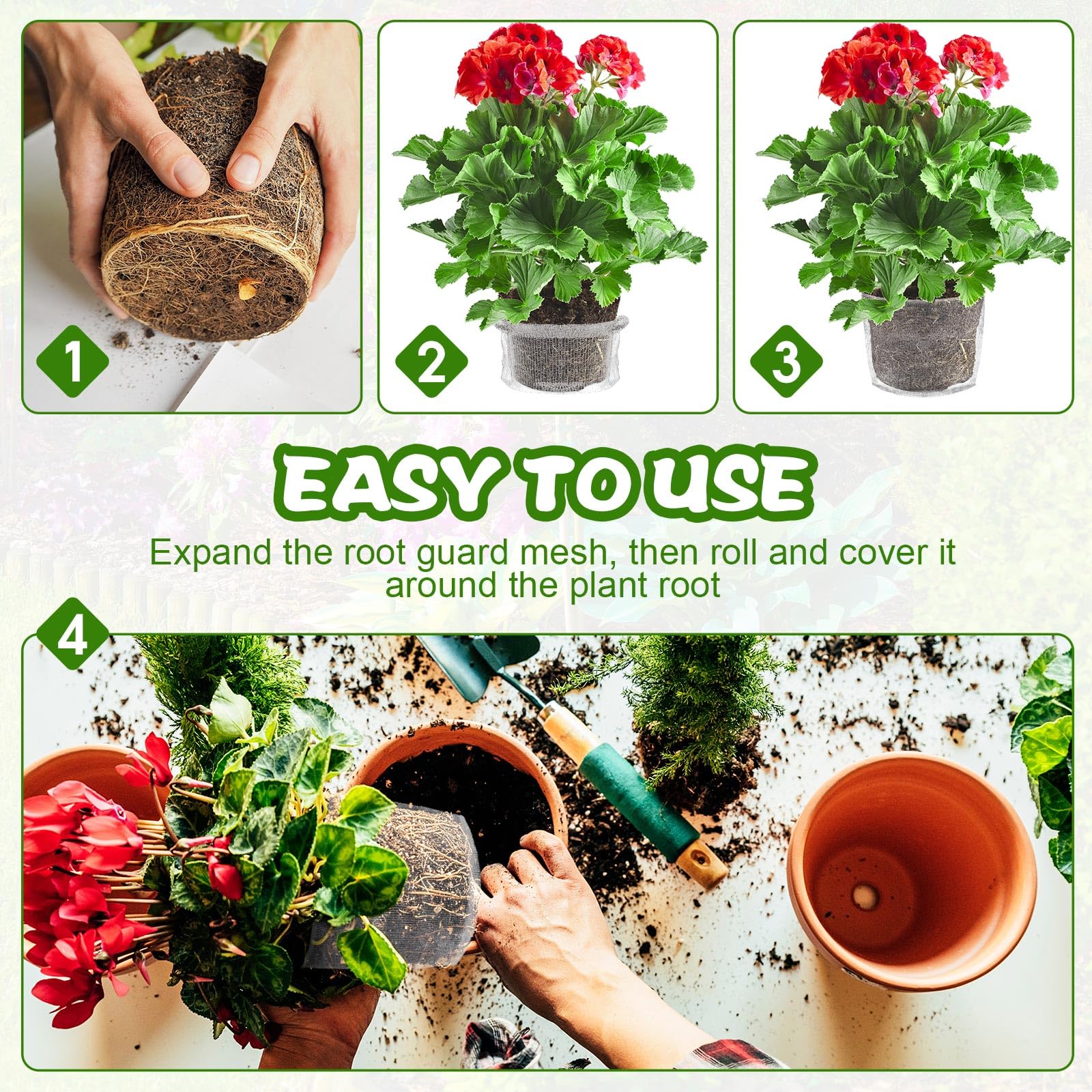 Snapklik.com : 50 Pcs Gopher Proof Wire Basket Bulk 1 Gallon Plant Root ...