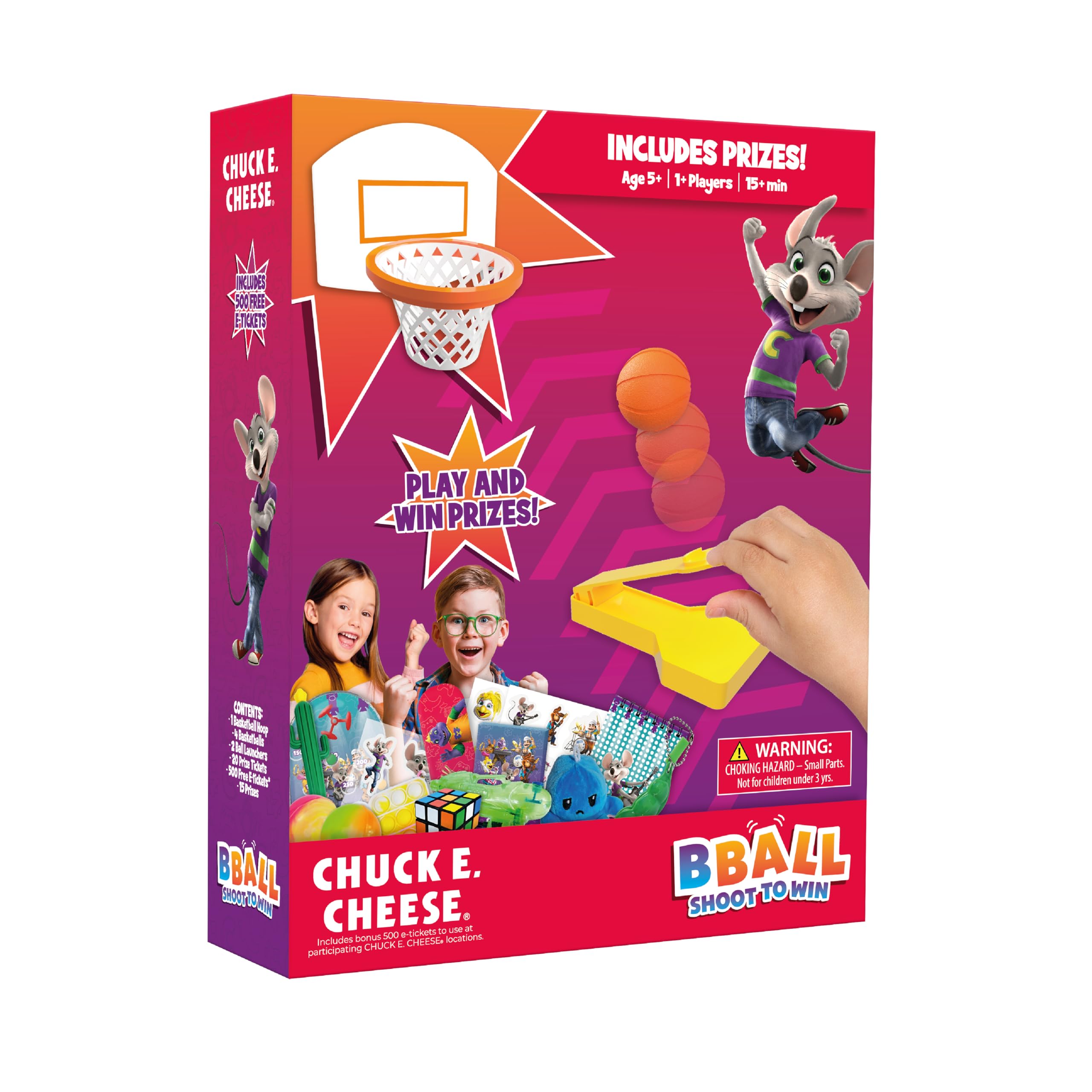 Amazon.com : Wilder Chuck E. Cheese Basketball Tabletop Game Includes ...