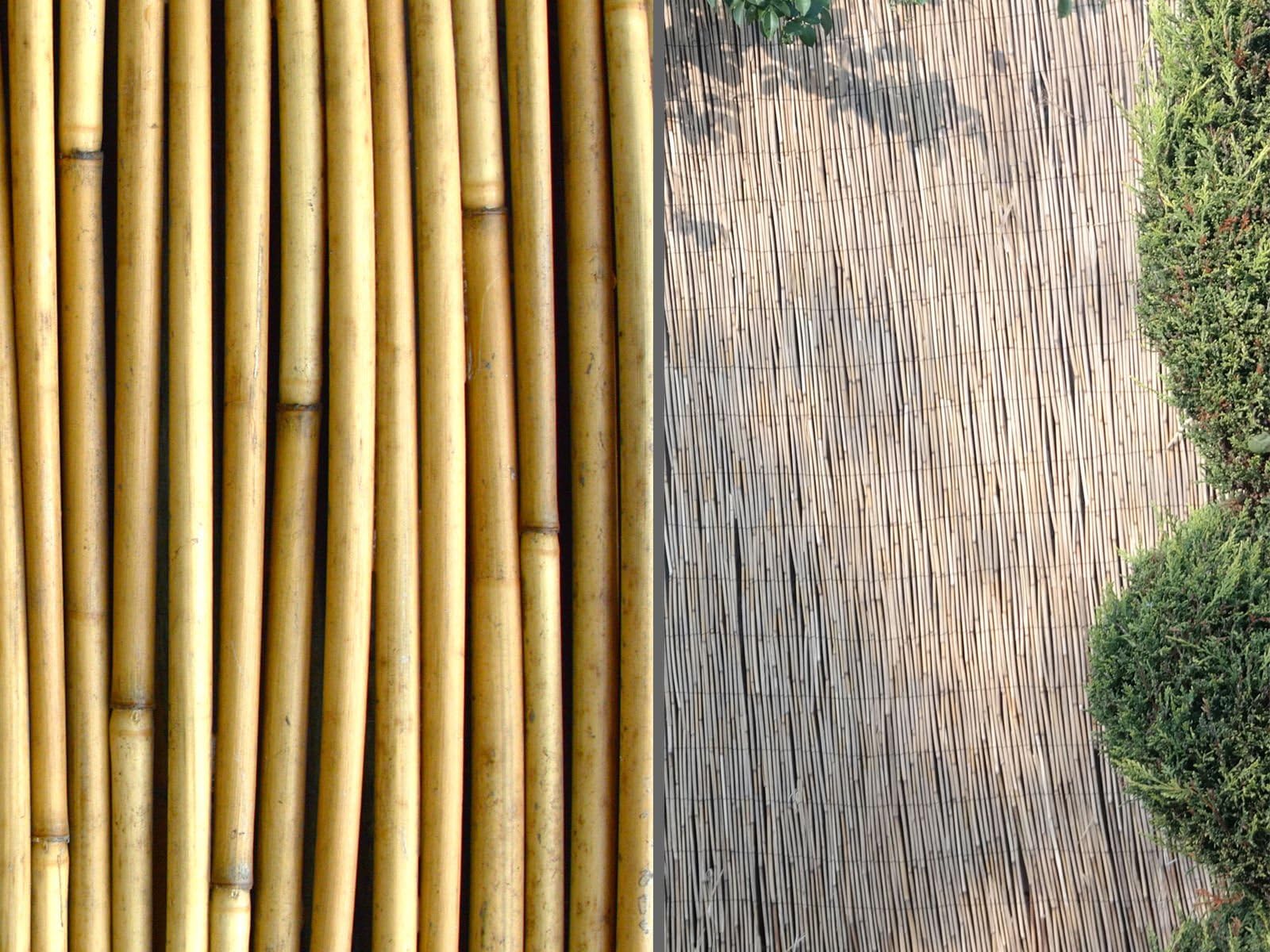 Abaseen Natural Peeled Reed Screening Roll Garden Screen Fence Fencing ...