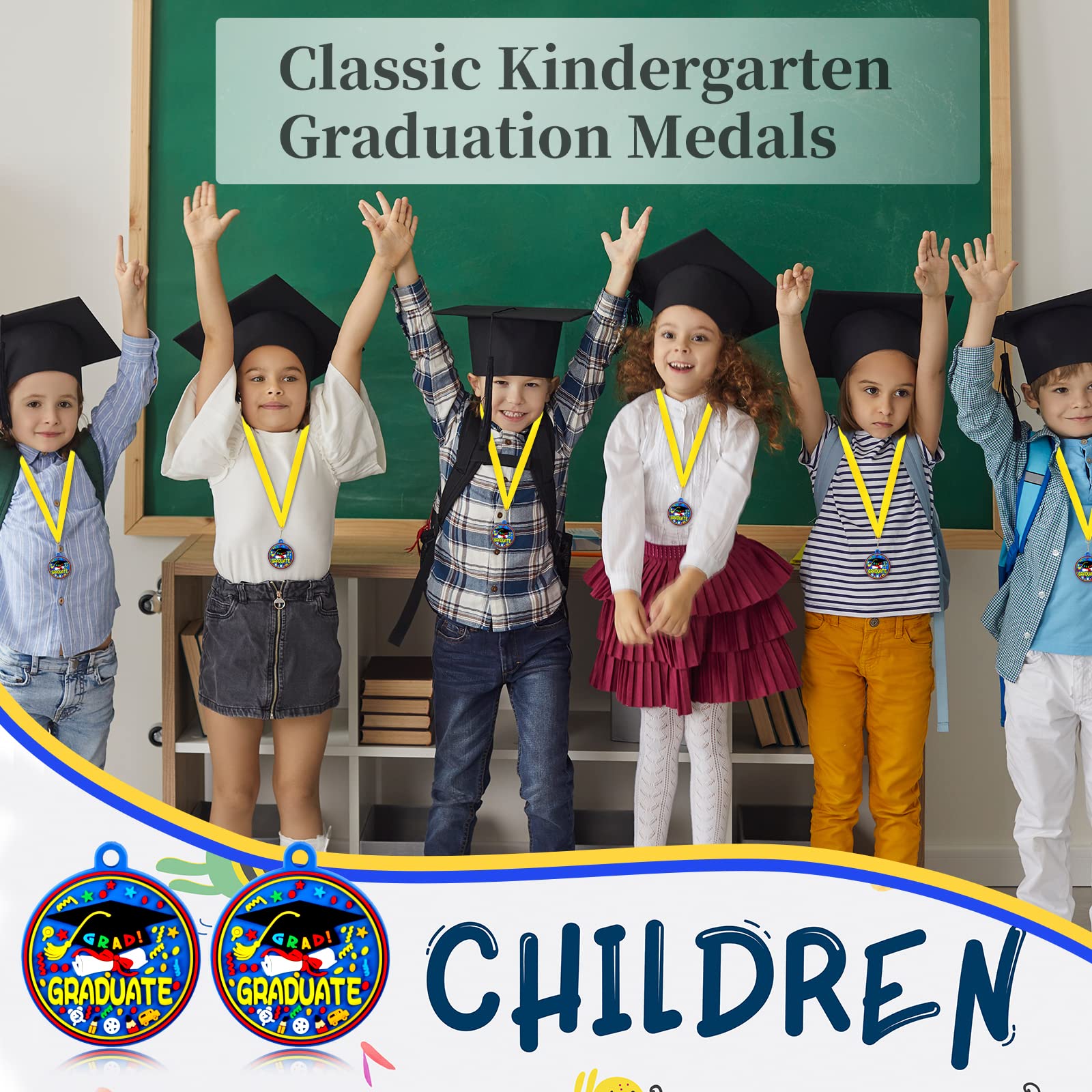 Kindergarten Award Medal With Ribbon Kindergarten Graduation Medal For ...