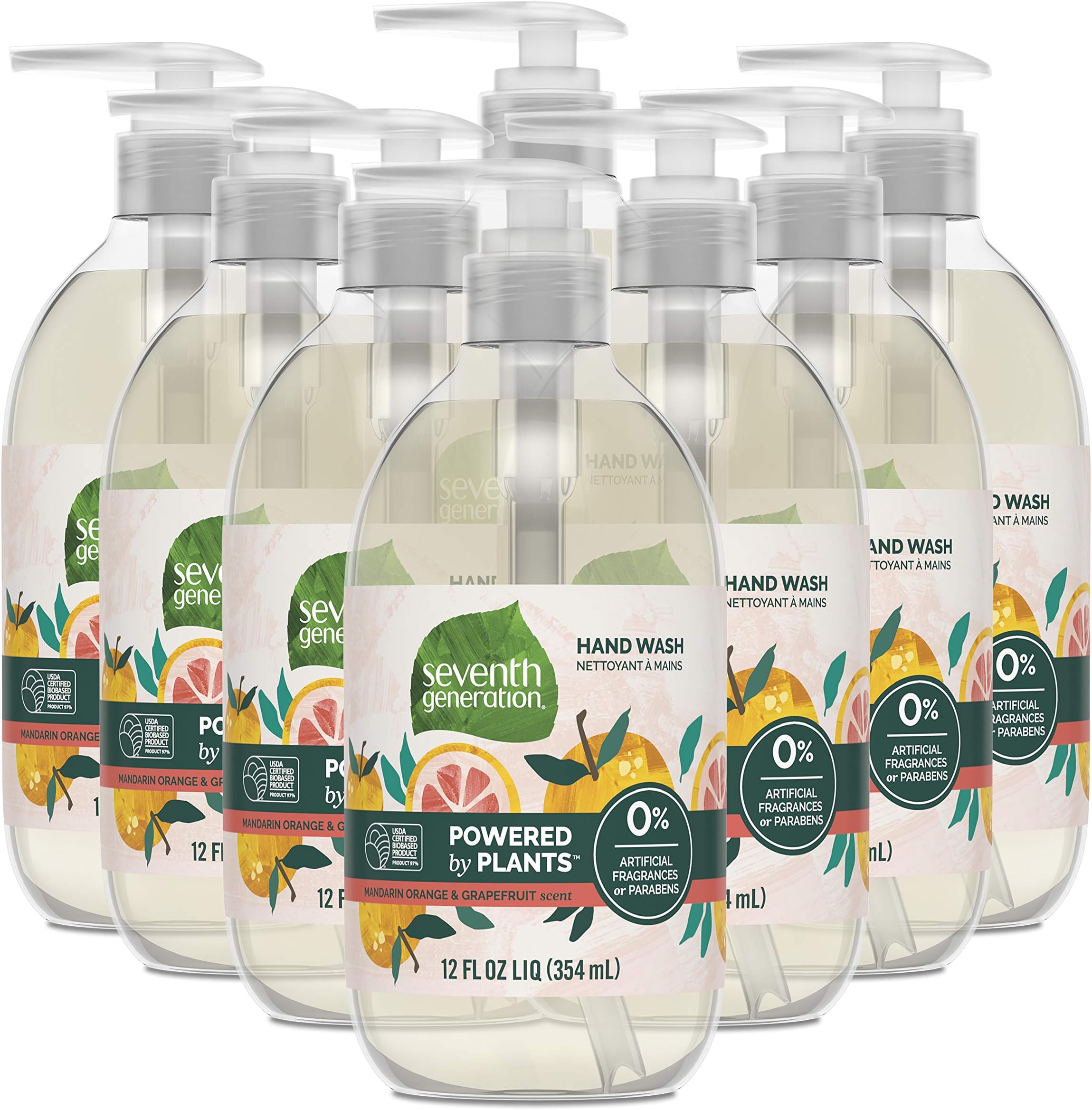 Amazon.com: Seventh Generation Hand Soap, Mandarin Orange & Grapefruit ...