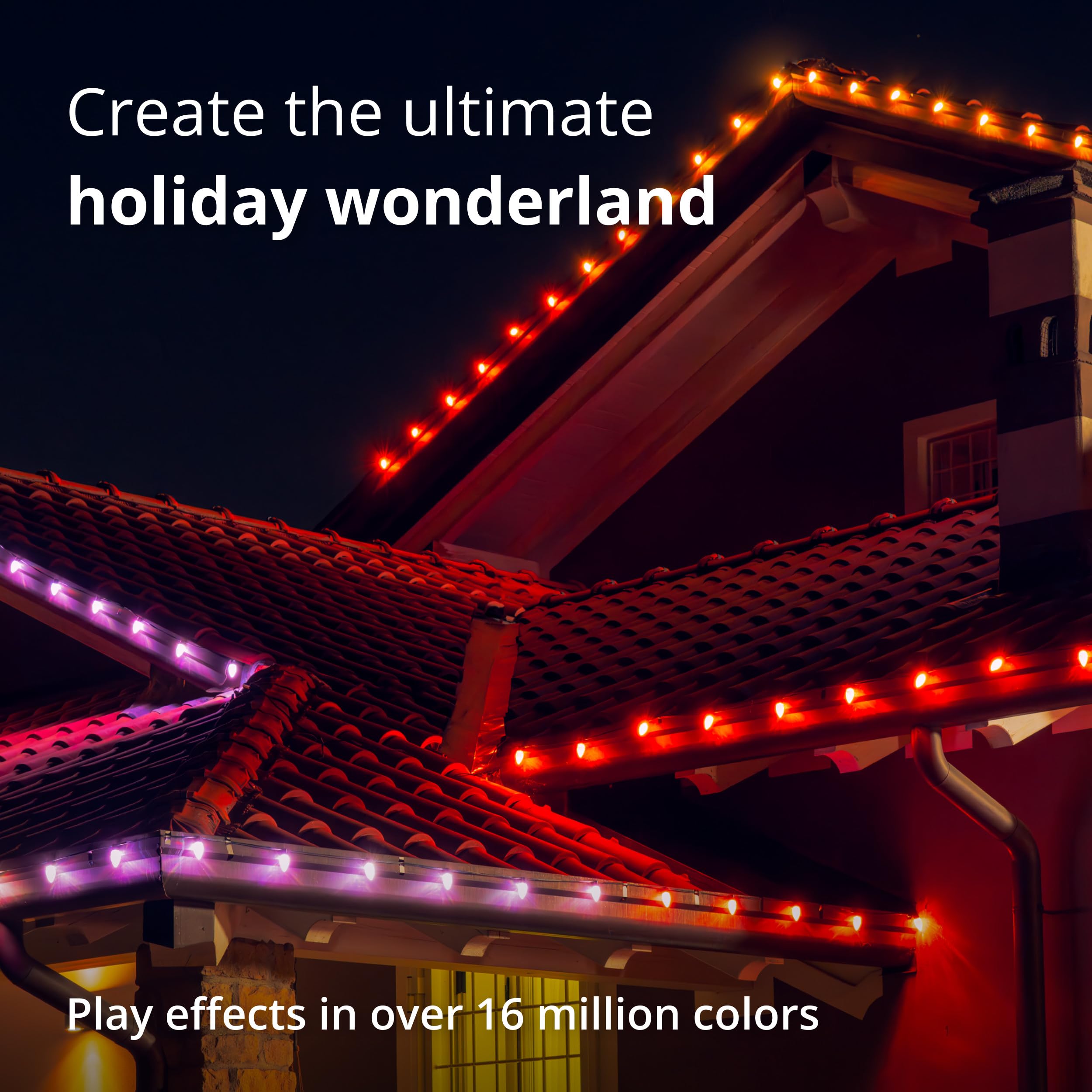 Snapklik.com : Twinkly C9 Bulbs 80 LED RGB, Mappable LED Bulbs For ...