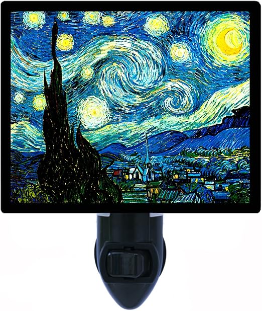 Night Light, Starry Night, Van Gogh, Old Masters - Plug In Night Light ...