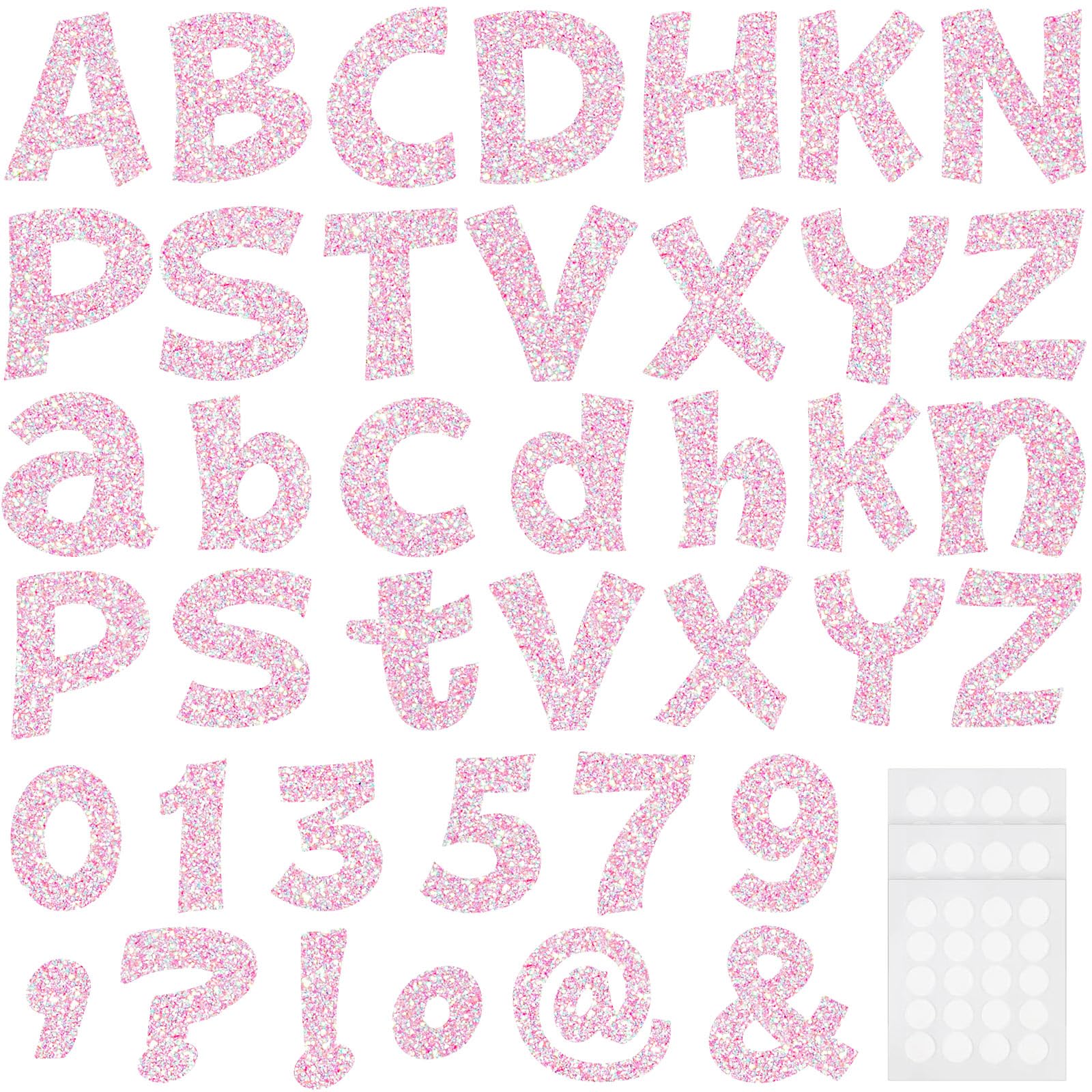 Snapklik.com : Colarr 216 Pcs Glitter Bulletin Board Letters For ...