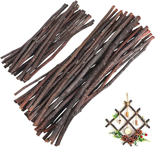 Amazon.com: SHINEOFI 50Pcs Wood Log Sticks Natural Birch Twigs for ...