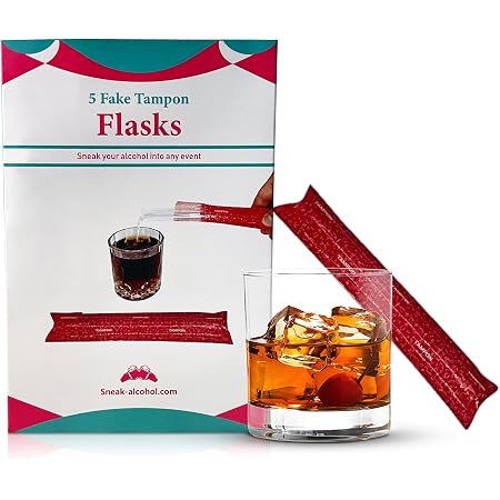 Tampon Flask - Smuggle Your Booze into any Event with this Secret Flask ...