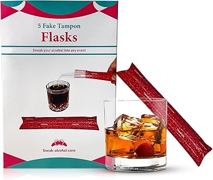 Tampon Flask - Smuggle Your Booze into any Event with this Secret Flask ...