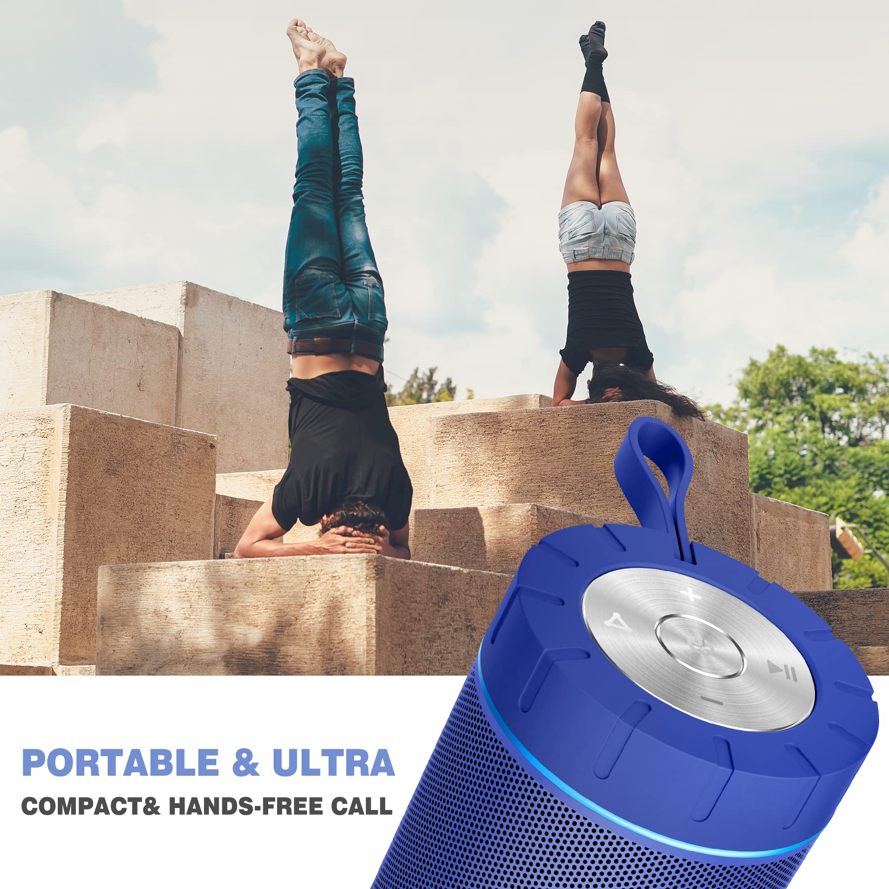Snapklik.com : Comiso X26 Bluetooth Speaker, IPX4 Waterproof Speakers ...