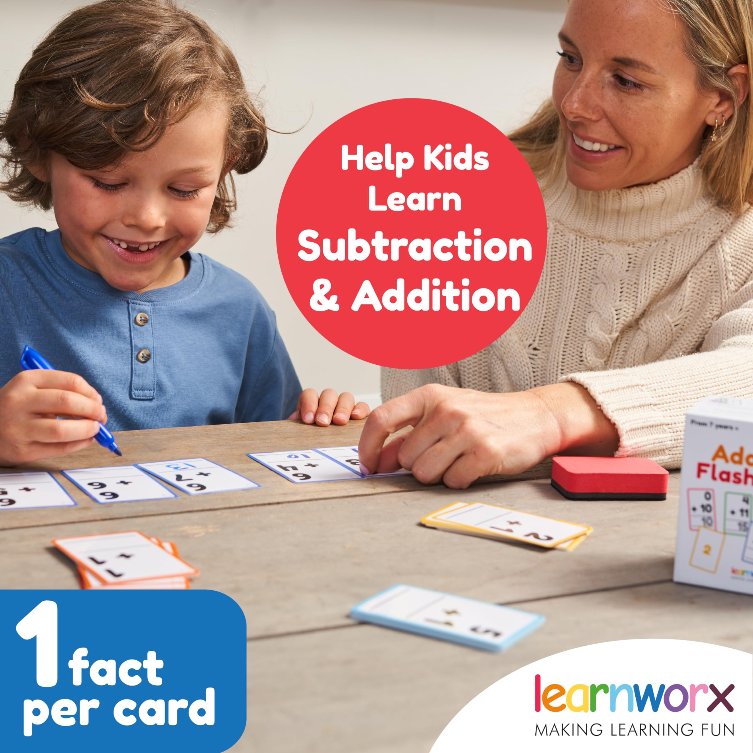 Snapklik.com : Addition And Subtraction Flash Cards 1st Grade 366 Math ...