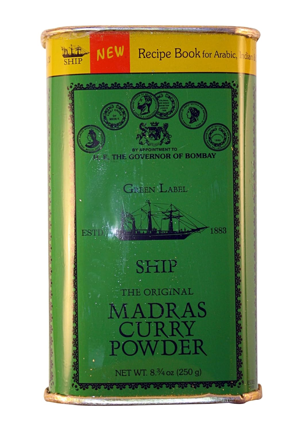 Amazon.com : Ship Madras Curry Powder, 250-Gram Packages (Pack of 4 ...