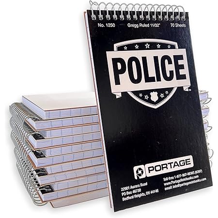 Amazon.com : Police Tactical Gear: Incident Report Notepad for Law ...