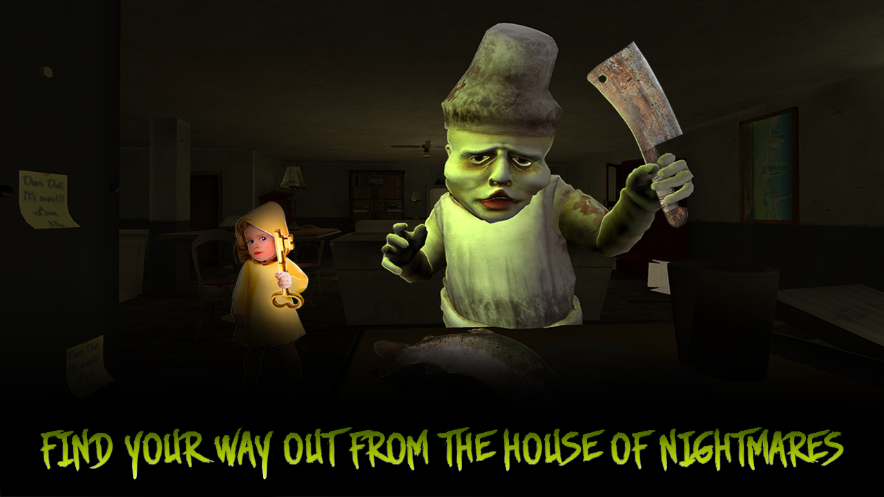 Five Nightmares of Little Girl Game: Hello Scary Awful House - App on ...