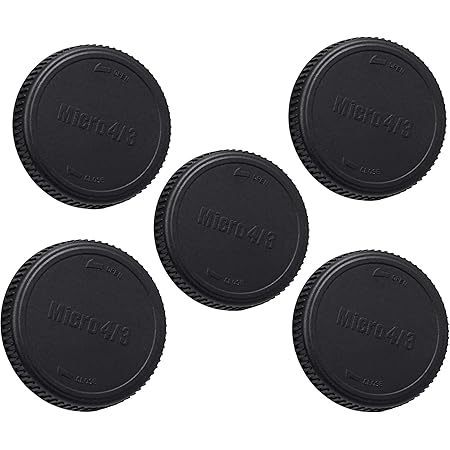 Amazon.com : Camera Body Cap and Lens Rear Cap Cover Replacement Set ...