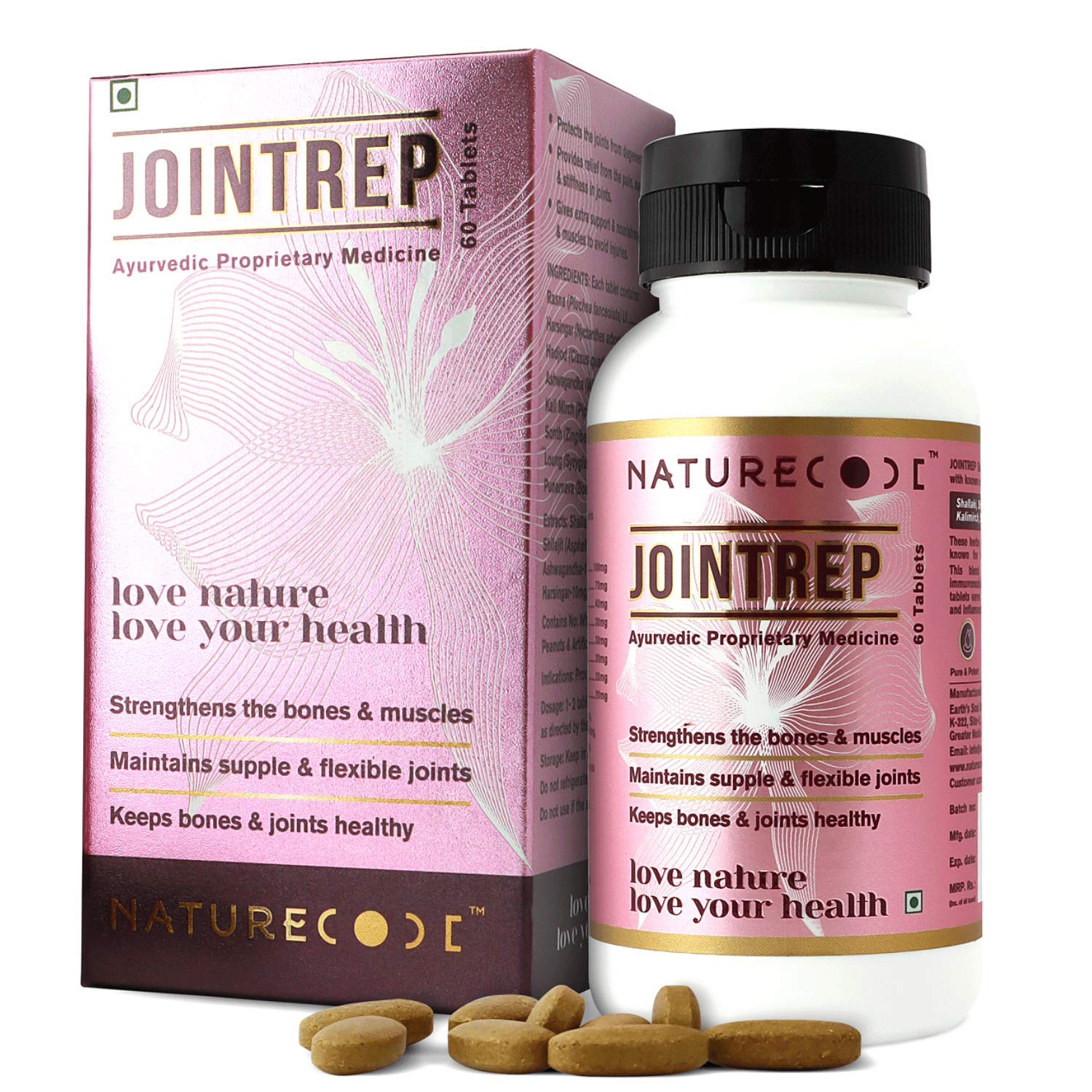Buy Nature Code JointRep Joint Support Supplement, Ayurvedic Joint Pain ...
