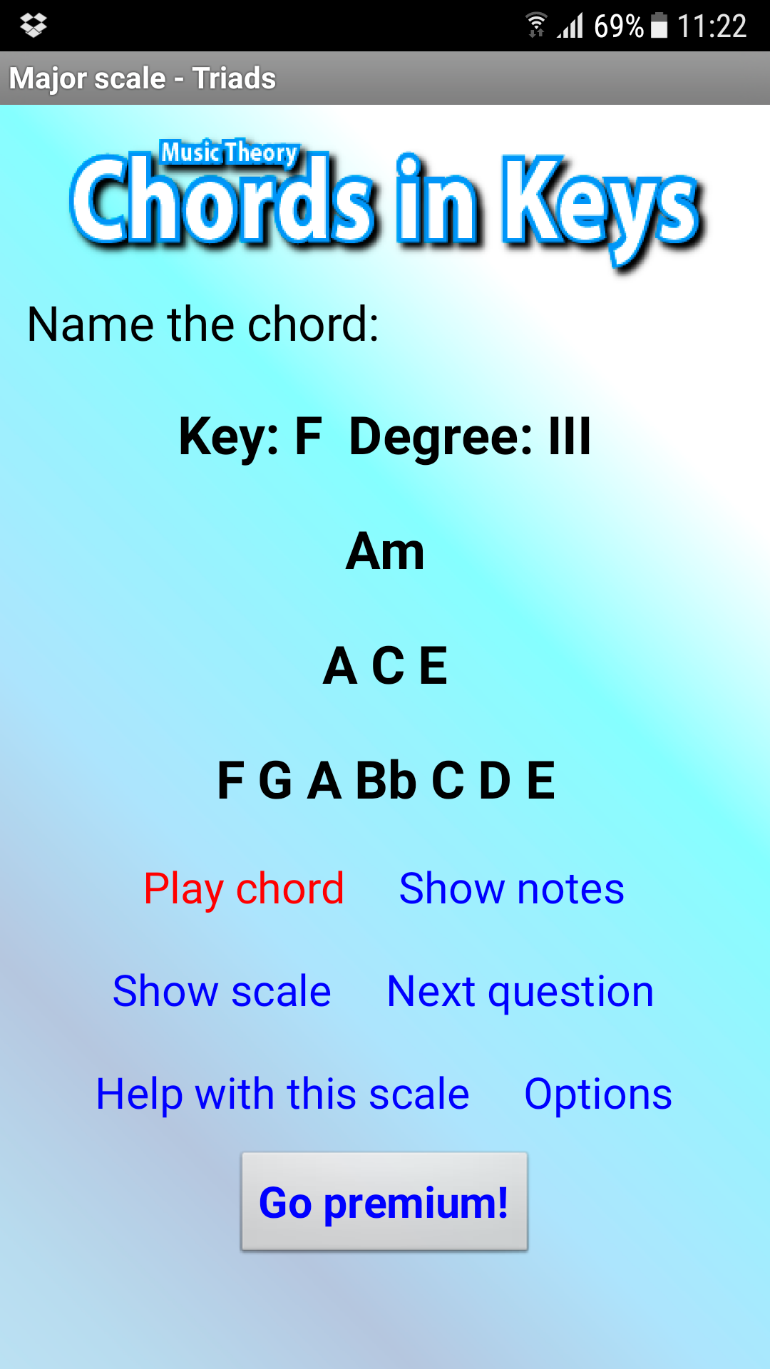 Music Theory - Chords in Keys FREE VERSION-Amazonアプリストアのアプリ