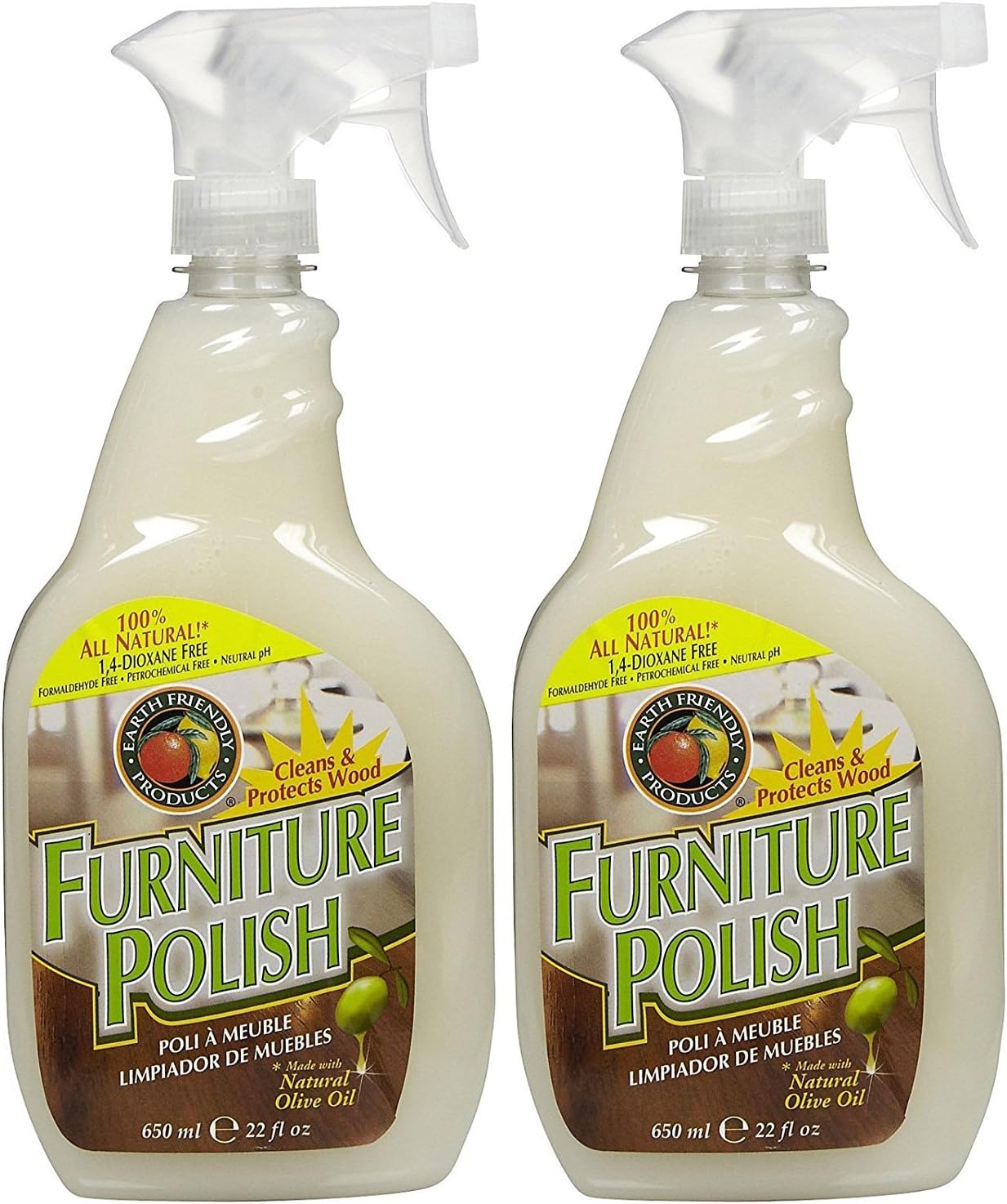 Amazon.com: Earth Friendly Furniture Polish Spray - 22 fl oz : Health ...
