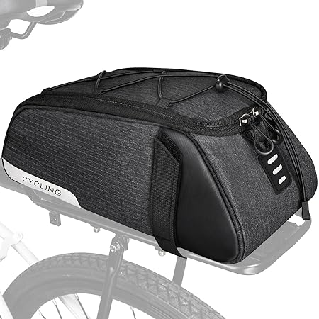 Amazon.com: Bike Rack Bag Bike Bags for Bicycles Rear Rack Bike Trunk ...