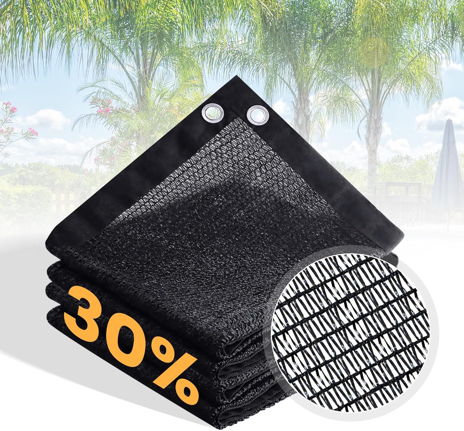 Amazon.com : VICLLAX 30% Garden Shade Fabric Sun Shade Cloth Greenhouse ...