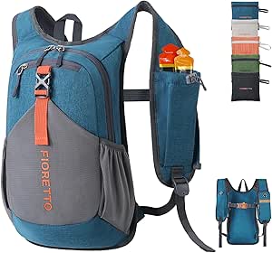Amazon.com : FIORETTO 10L Hiking Backpack for Women Men Mini Packable ...