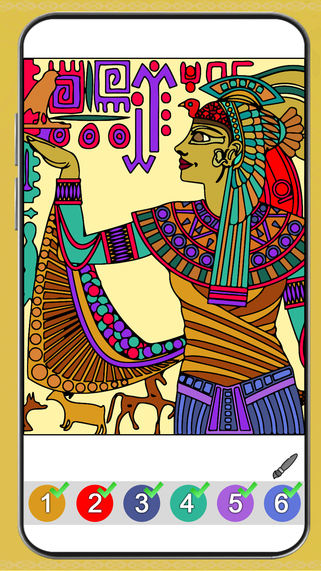 Ancient Egypt Color By Number - History Coloring Book - App on Amazon ...