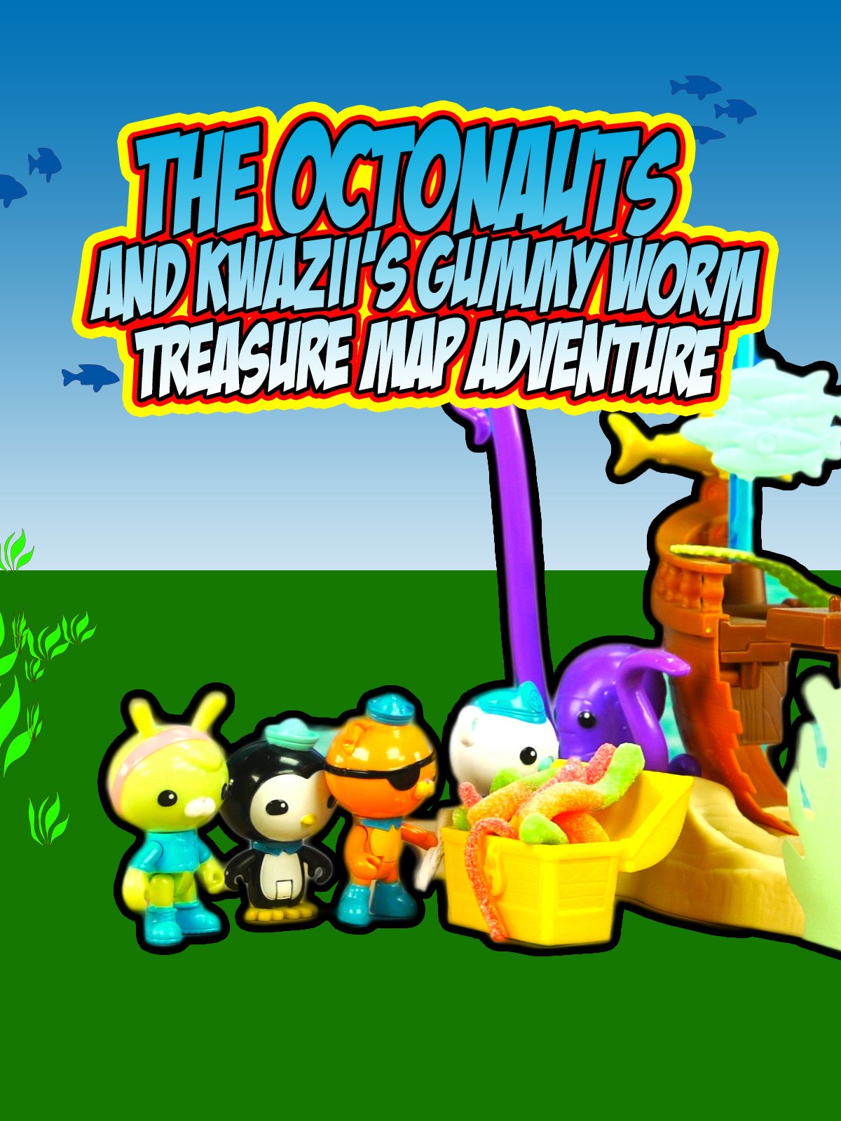 Amazon.com: THE OCTONAUTS & Kwazii's Gummy Worm Treasure Map Adventure ...