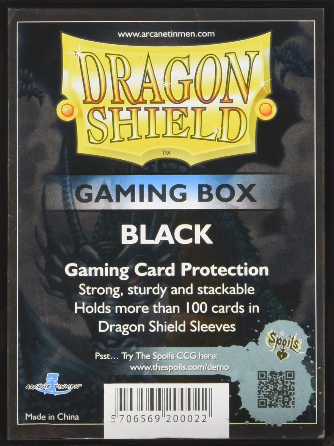 Dragon Shield Gaming Box 100+ (Schwarz): Amazon.de: Spielzeug