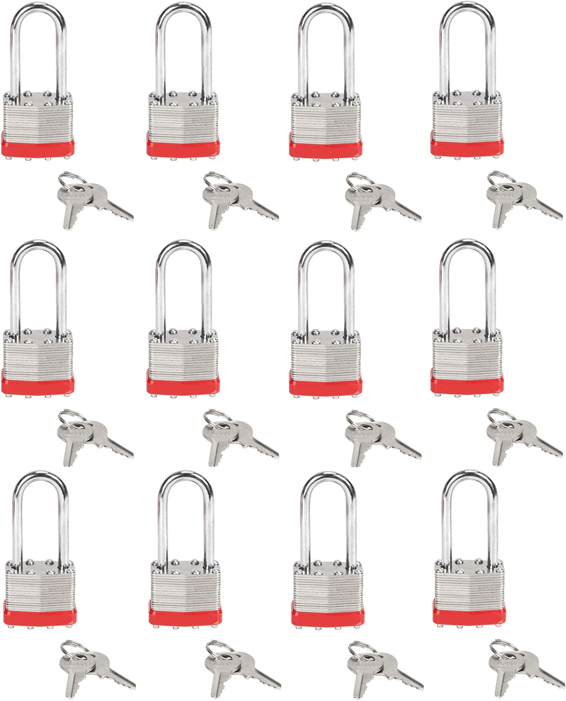 Vault Locks 40mm Keyed Alike (A389) Laminated Steel Long Shackle ...