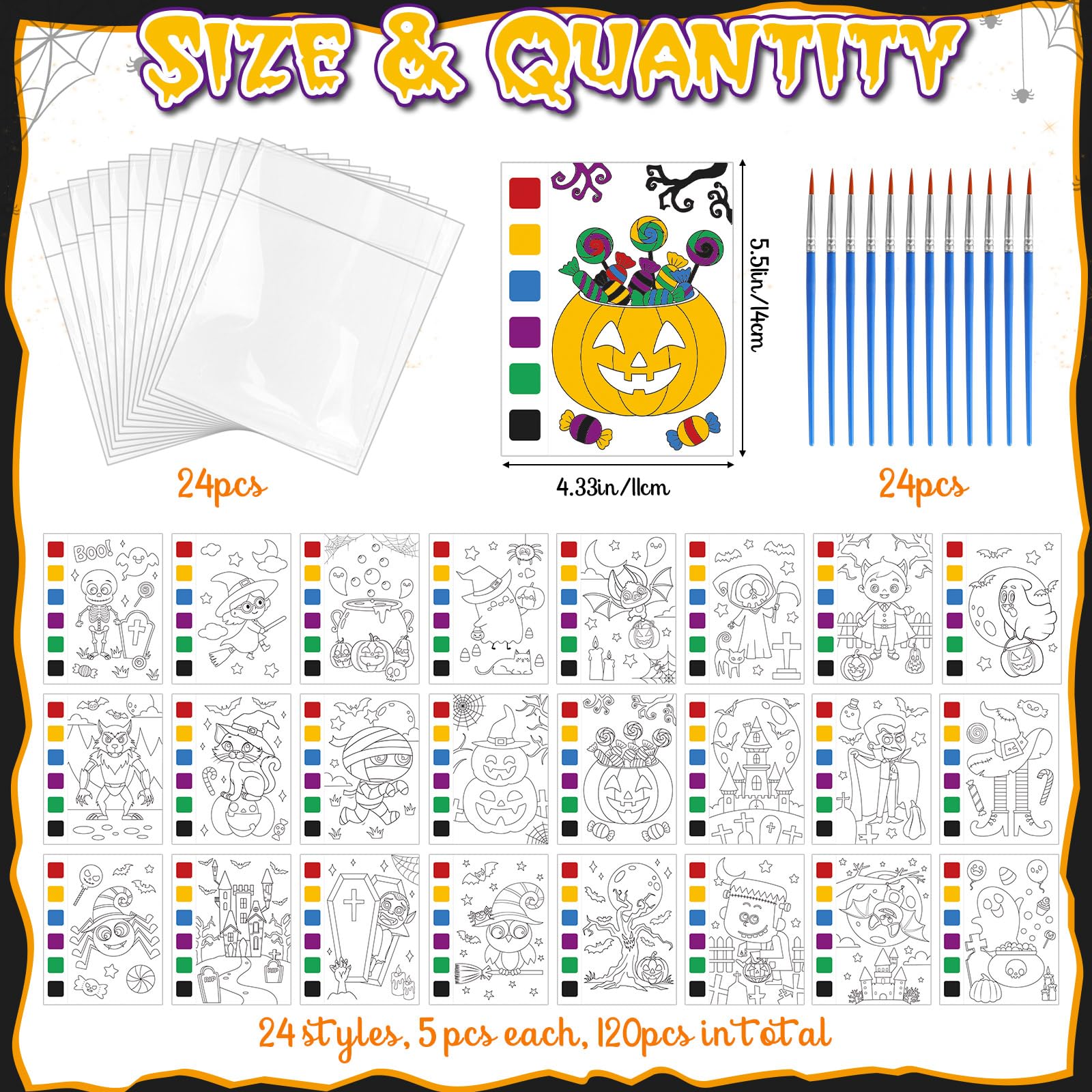 Snapklik.com : Funrous 168 Pcs Halloween Party Favors For Kids Bulk ...