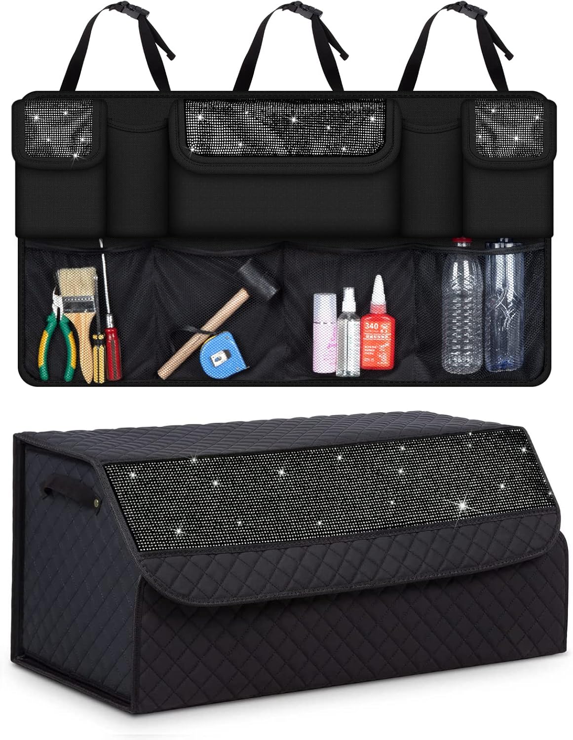 Amazon.com: eing Car Trunk Organizer and Storage, Backseat Hanging ...