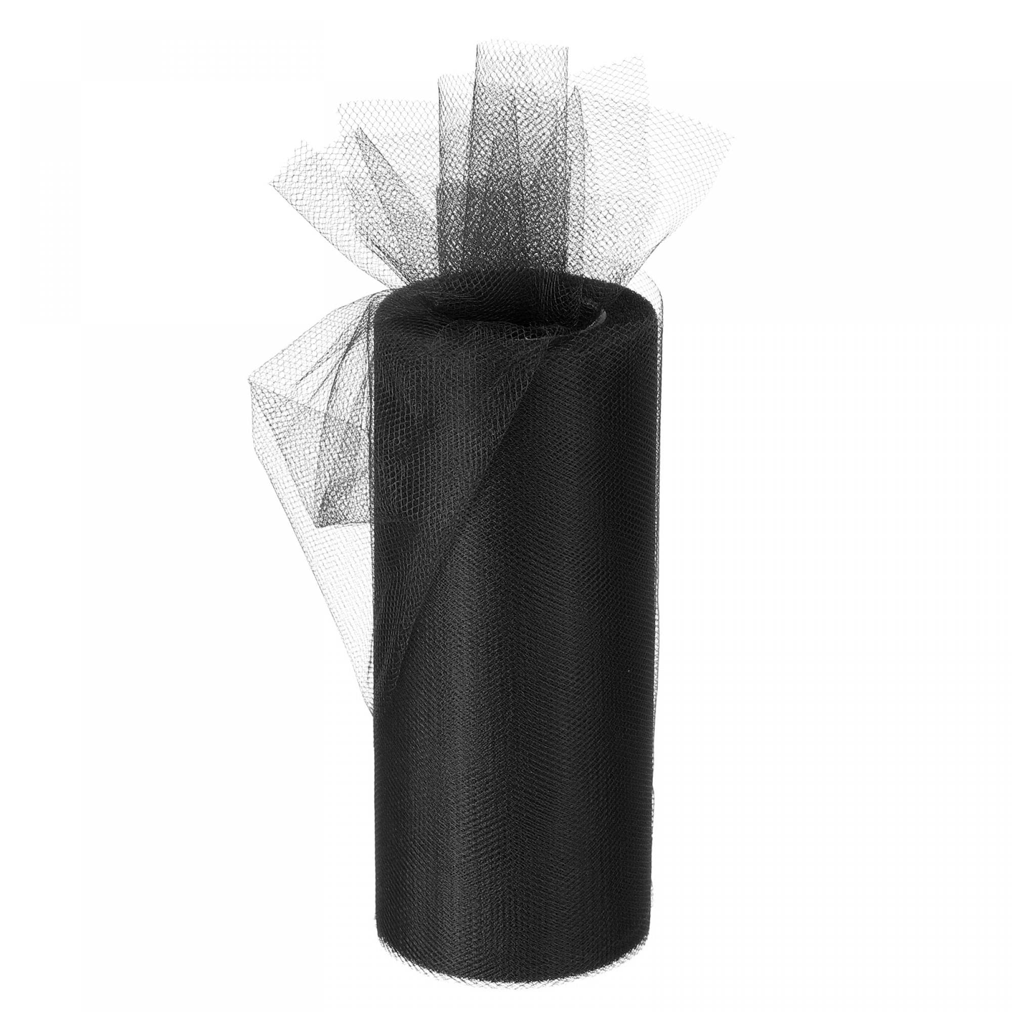 sourcing map 6 Inch 25 Yards Tulle Ribbon Rolls Pastel Netting Fabric ...