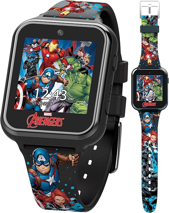 Amazon.com: Marvel Avengers Interactive Kids Smartwatch – Touchscreen ...