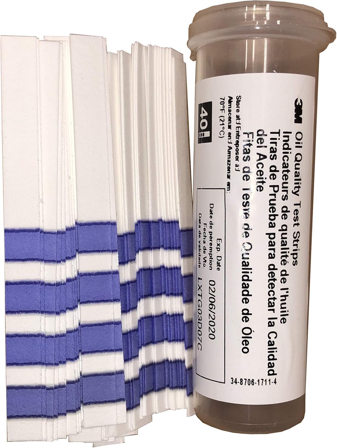 3M Frying Oil Quality Test Strips Kit, 1010 FMP 133-1232, Monitor ...