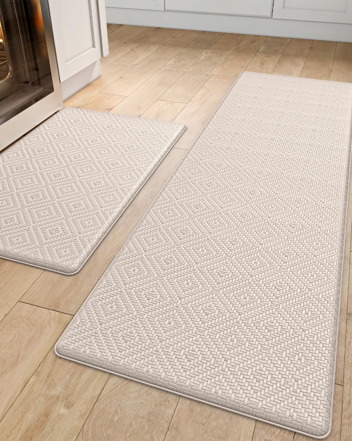 Amazon.com: Color&Geometry Kitchen Rug Set 2 Piece Kitchen Runner Rug ...